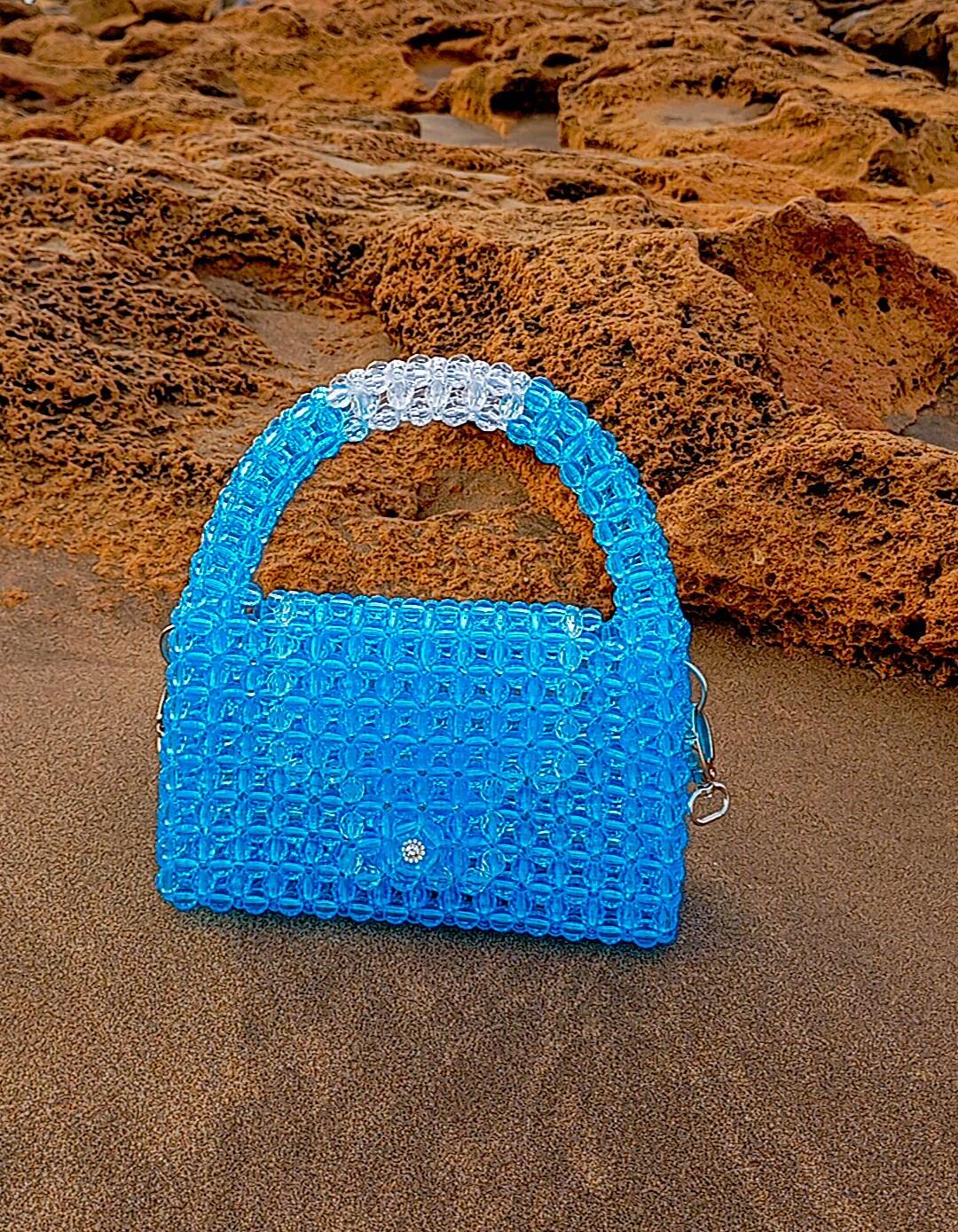 Sac En Perle, Sac Perlé Fait Main, Sac En Perle Acrylique, Sac à Main ...