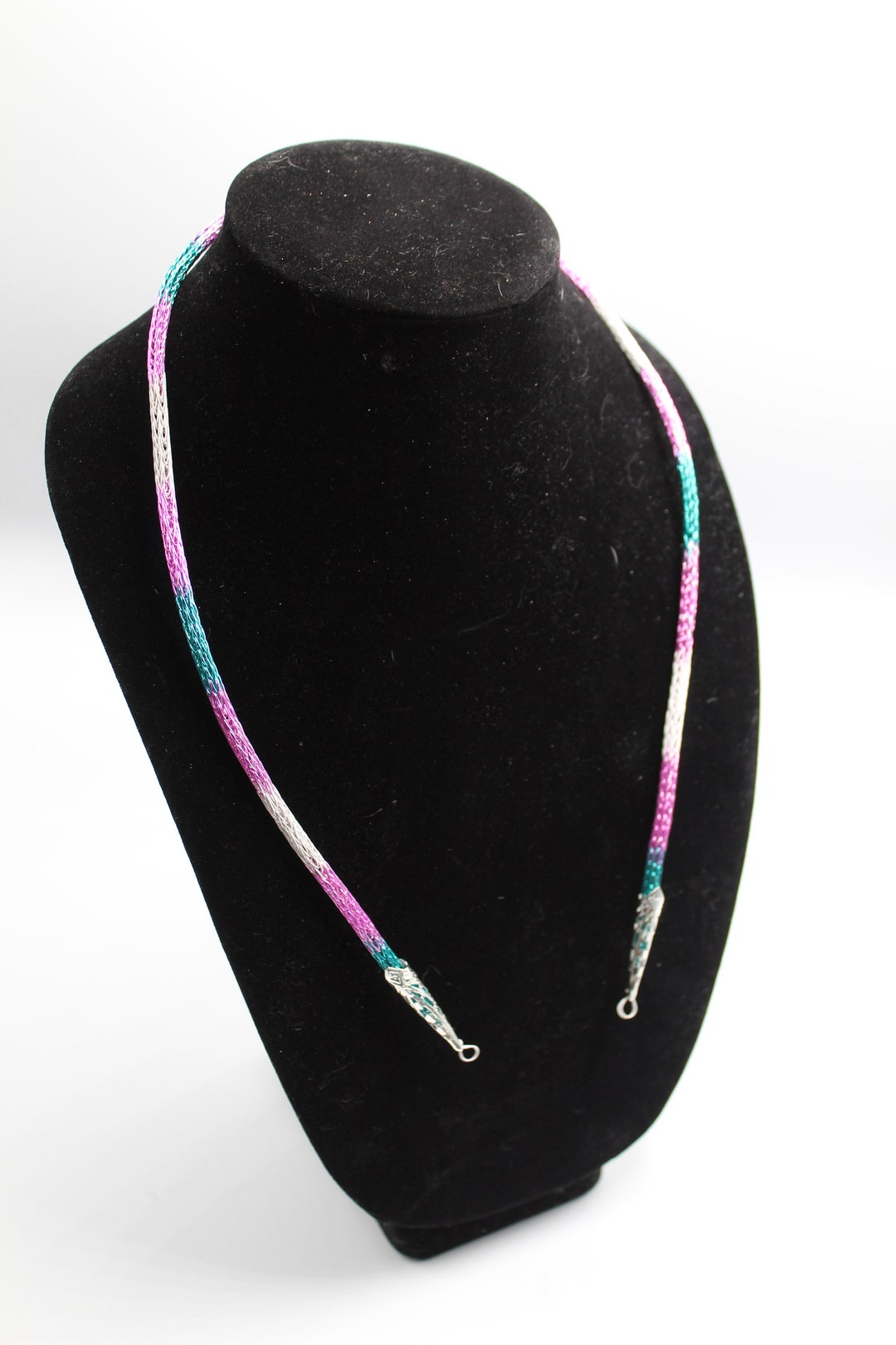 Trans Pride Necklace Viking Double Wire Weave - Etsy