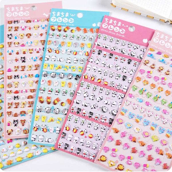 Small Puffy Stickers - Etsy