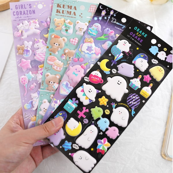 Puffy Stickers (Just for you!) - Etsy