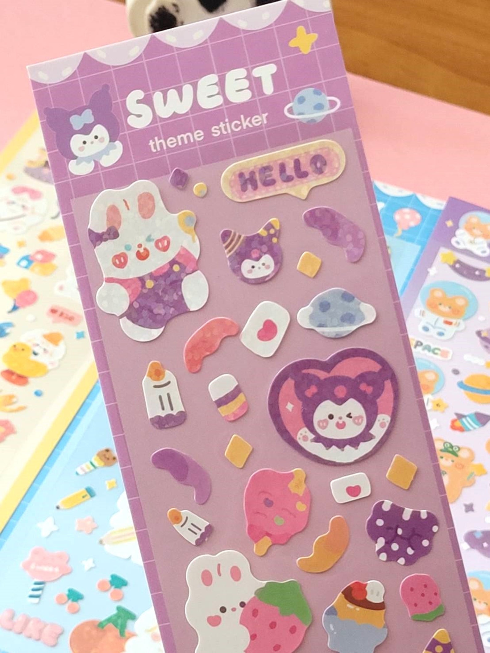 Shiny and Cute Cartoon Stickers / Kawaii and Friendly / - Etsy