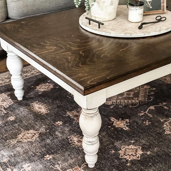 Farmhouse Coffee Table - Etsy