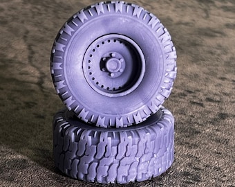 1:24/25 Scale Resin 3d Printed pro-touring Style Model Car Wheel Set - Etsy