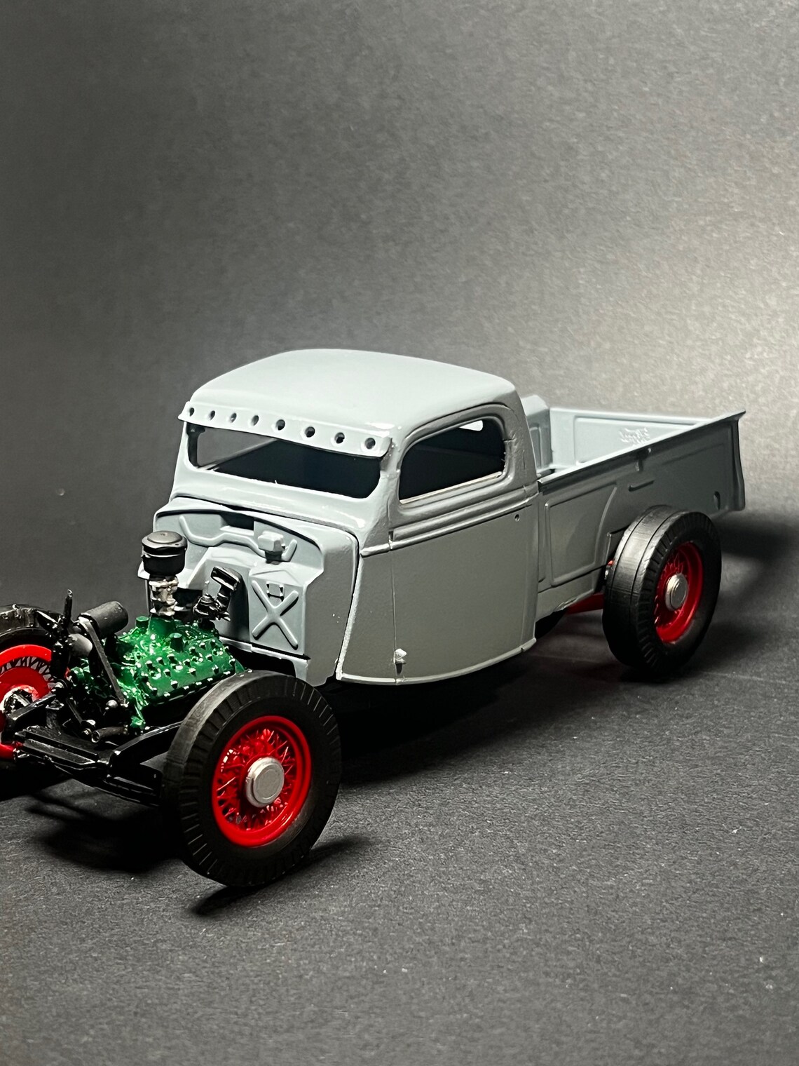 1:24 Scale 20in 3-piece “rat-rod” Resin 3d Printed Model Car Wheel Set ...