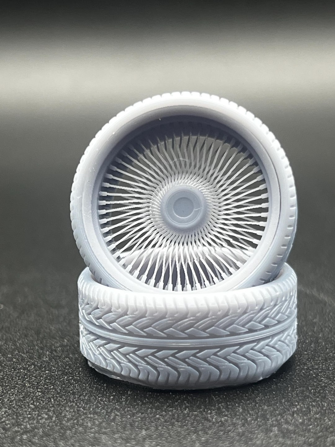 1:24 Scale 25” “spoke” Style Full Wheel Set for Scale Modeling - Etsy