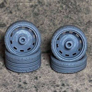 1/24 Scale 22in “scottsdale” Resin 3D Printed Model Car Wheel Set - Etsy