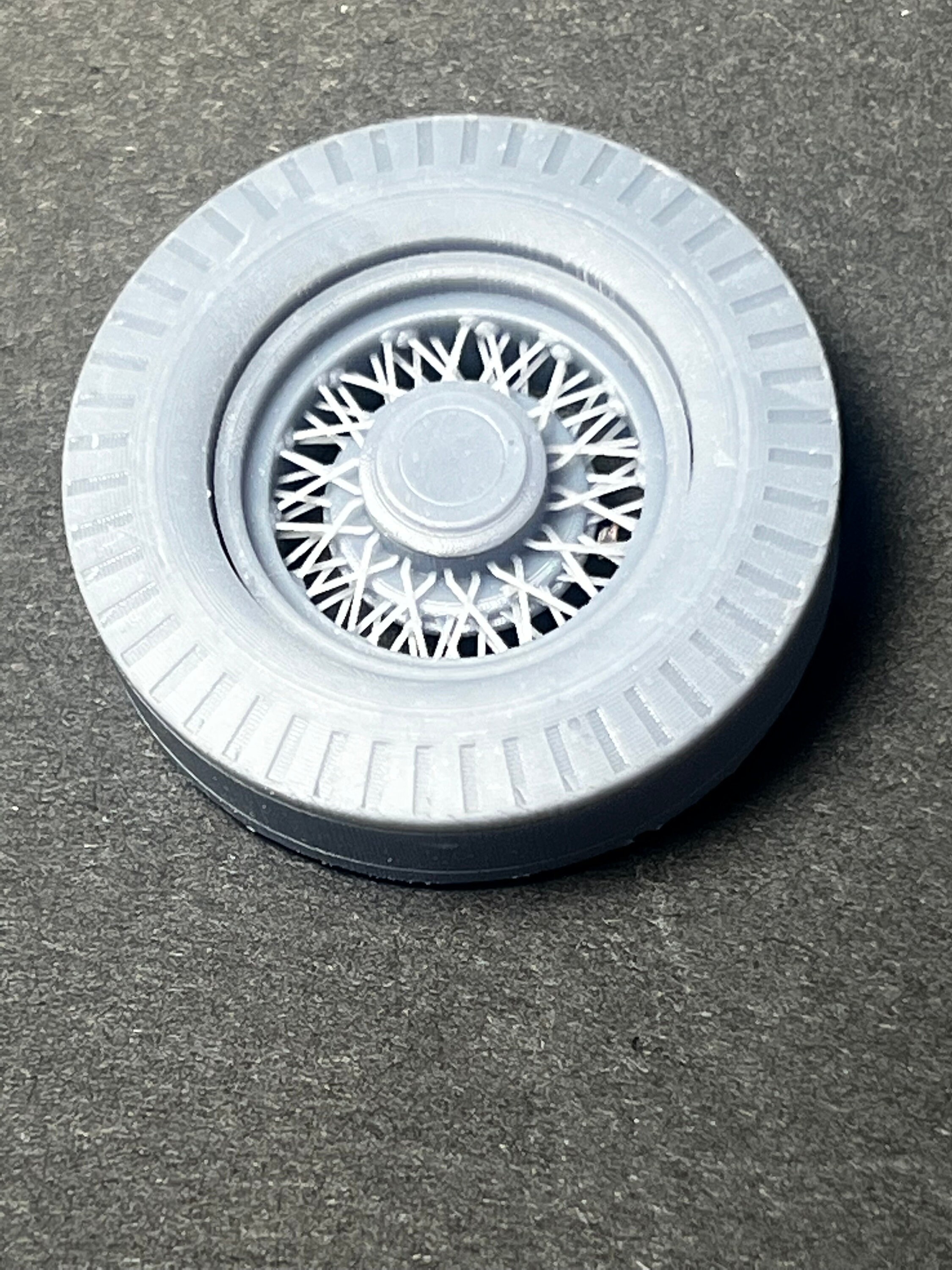 1:24 Scale 20in 3-piece “rat-rod” Resin 3d Printed Model Car Wheel Set ...