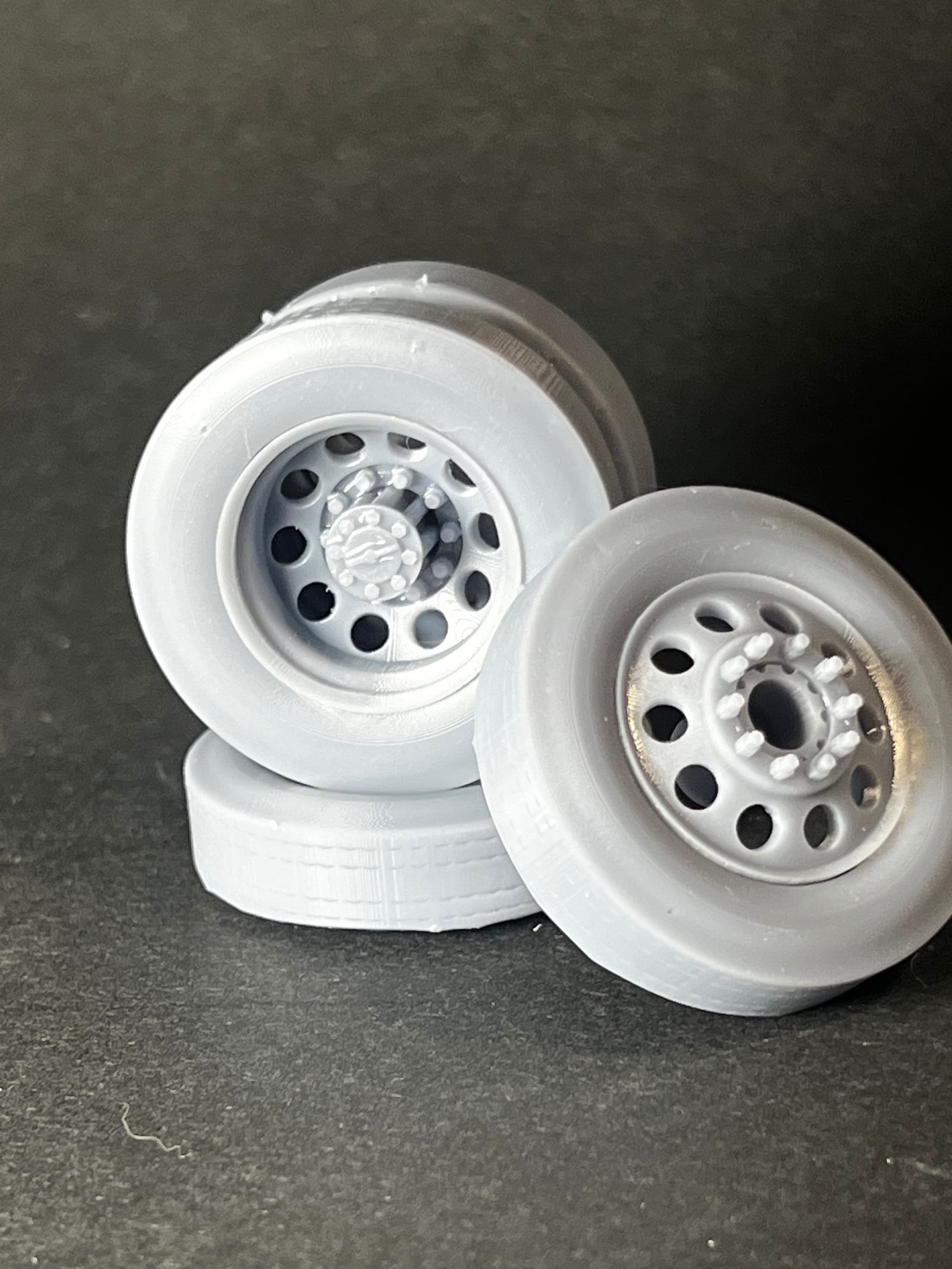 1:24 Scale dually Resin 3d Printed Wheel Set for Model Cars and Trucks ...
