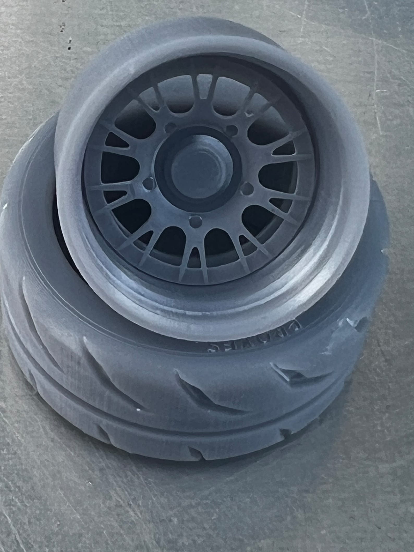 1:24/25 Scale Resin 3d Printed pro-touring Style Model Car Wheel Set - Etsy