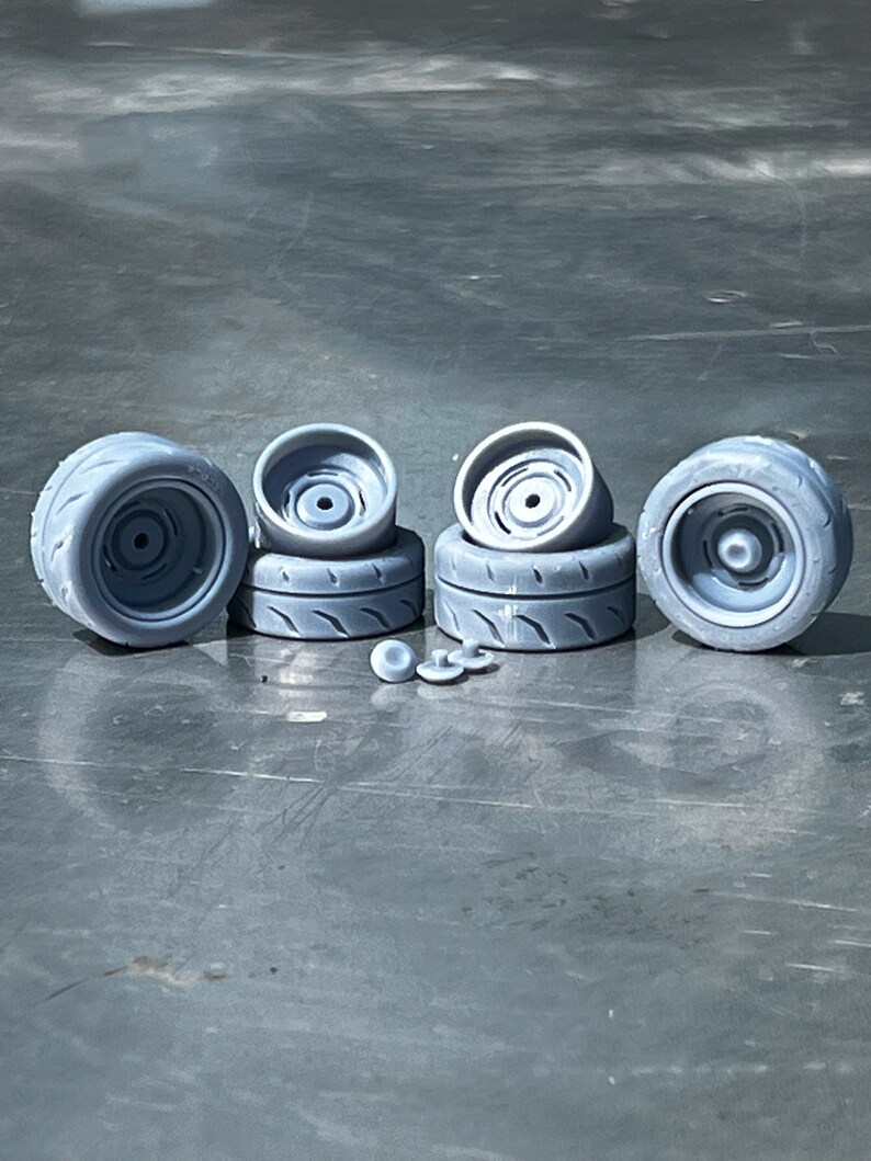 1/24 Resin 3d Printed "steelie" Wheel Set - Etsy