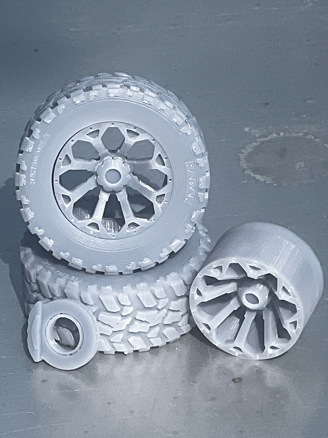 1/24, 1/25 Resin 3d Printed "truck Style" Wheel Set for Scale Modeling ...