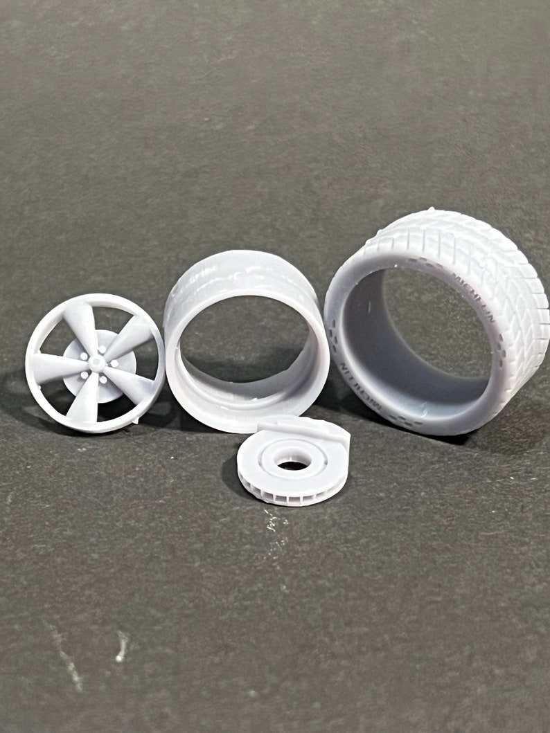 1/24,1/25 Scale Resin 3d Printed Style Model Car Wheel Set - Etsy