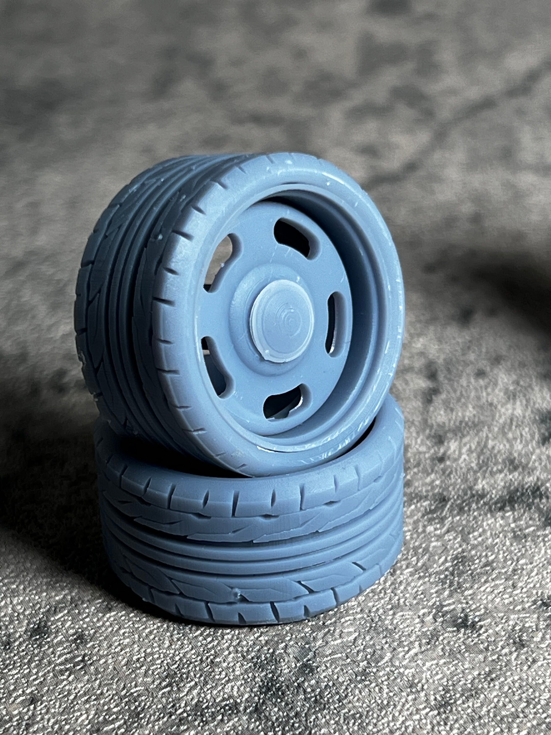 1/24 Scale 22in big Slot Mags Resin 3D Printed Model Car Wheel Set - Etsy