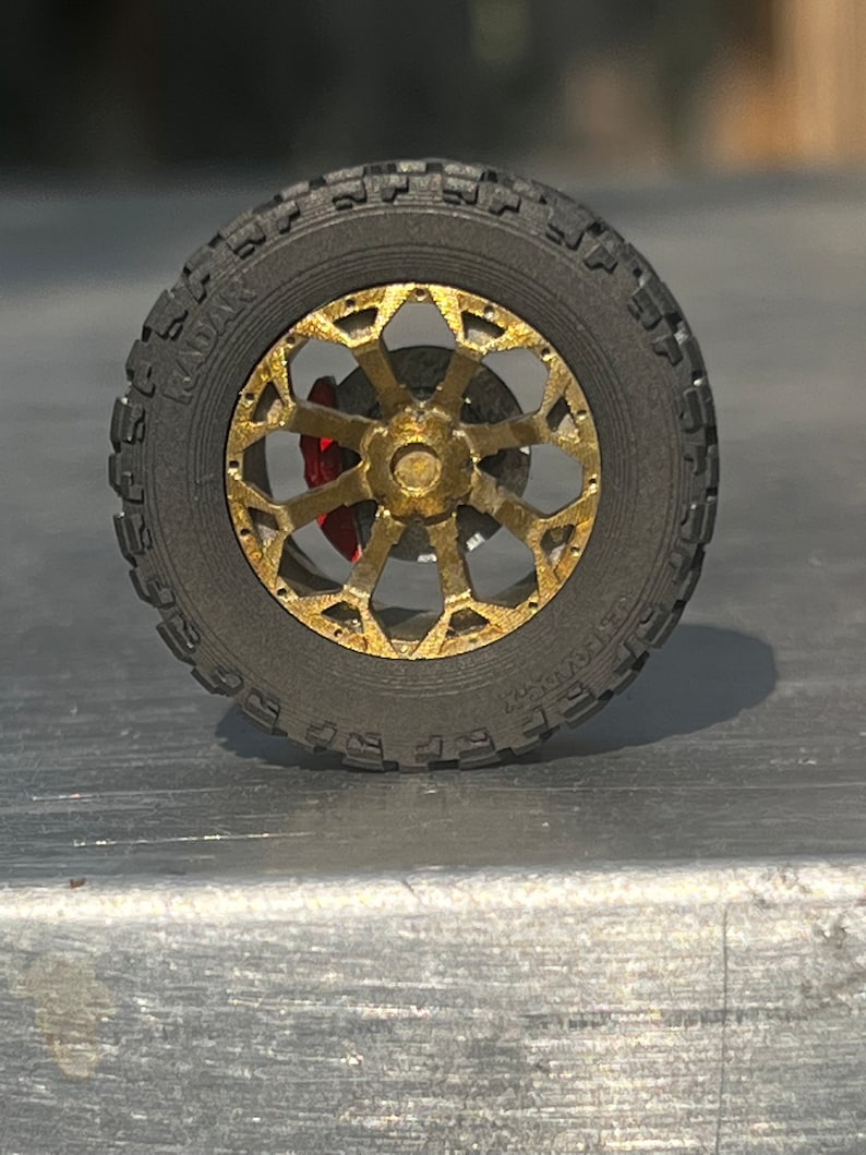 1/24, 1/25 Resin 3d Printed truck Style Wheel Set for Scale Modeling - Etsy