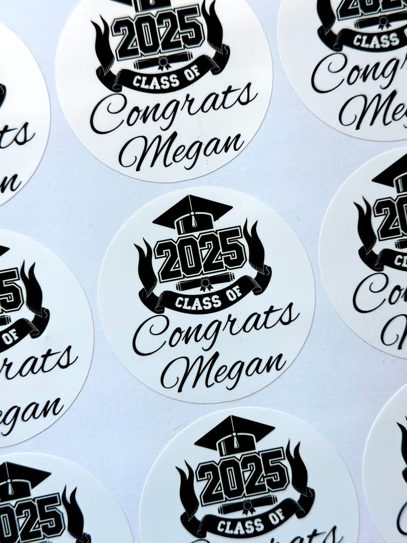 2025 Graduation Stickers, Graduation Decorations, Graduation Party ...