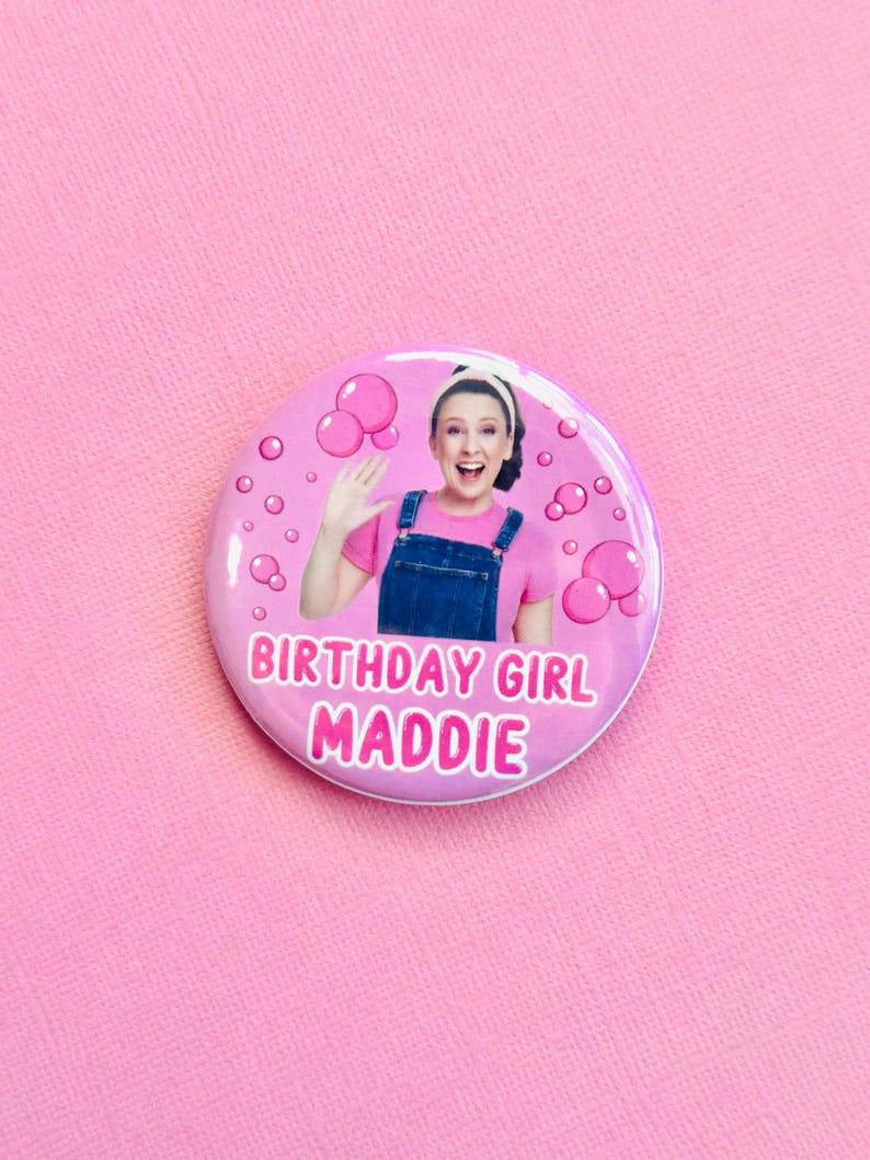 Ms. Rachel Birthday Pin, Ms. Rachel Theme, Ms. Rachel Party, Ms. Rachel ...