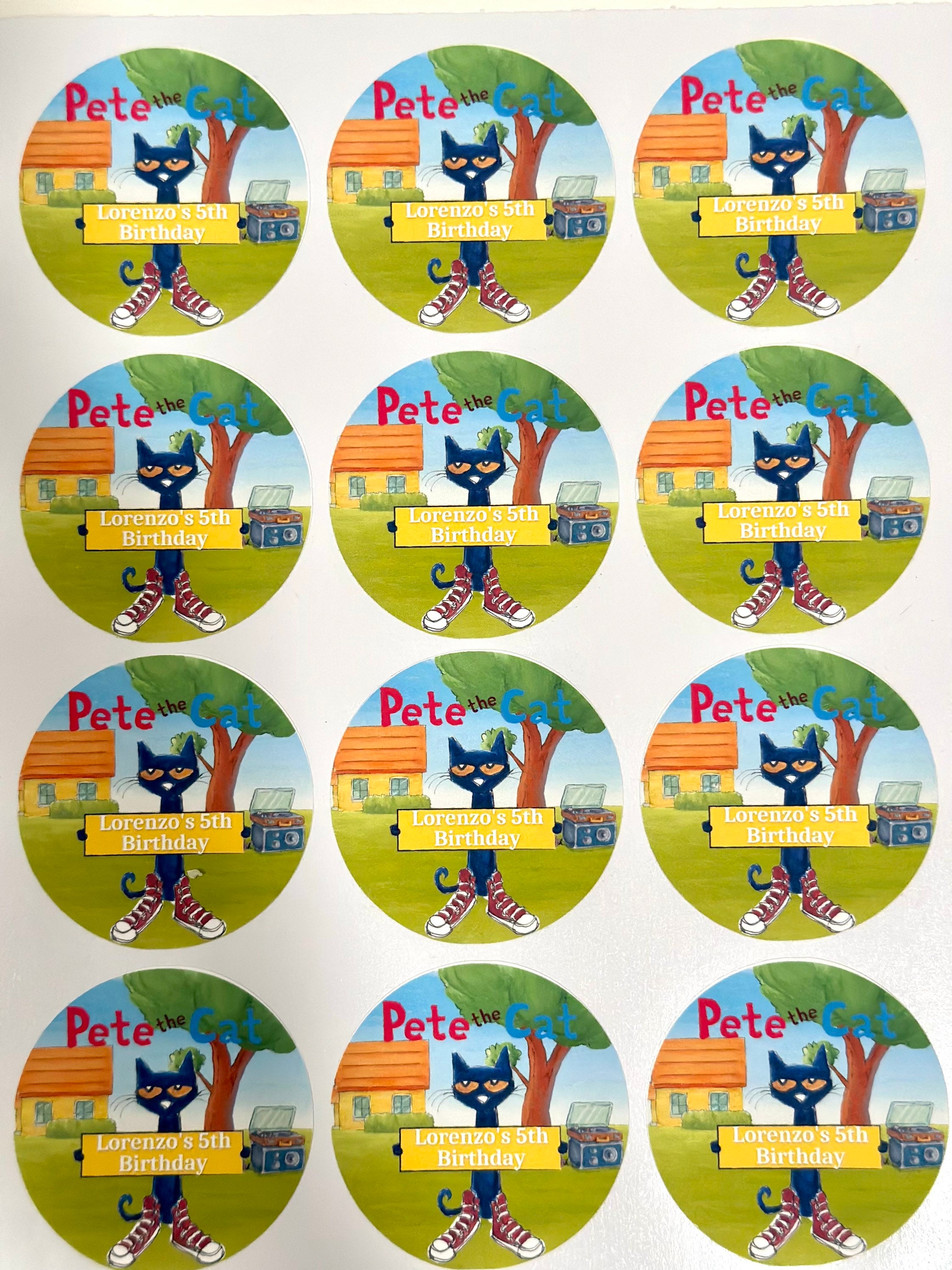 Pete the Cat Stickers, Pete the Cat, Pete the Cat Party, Pete the Cat ...