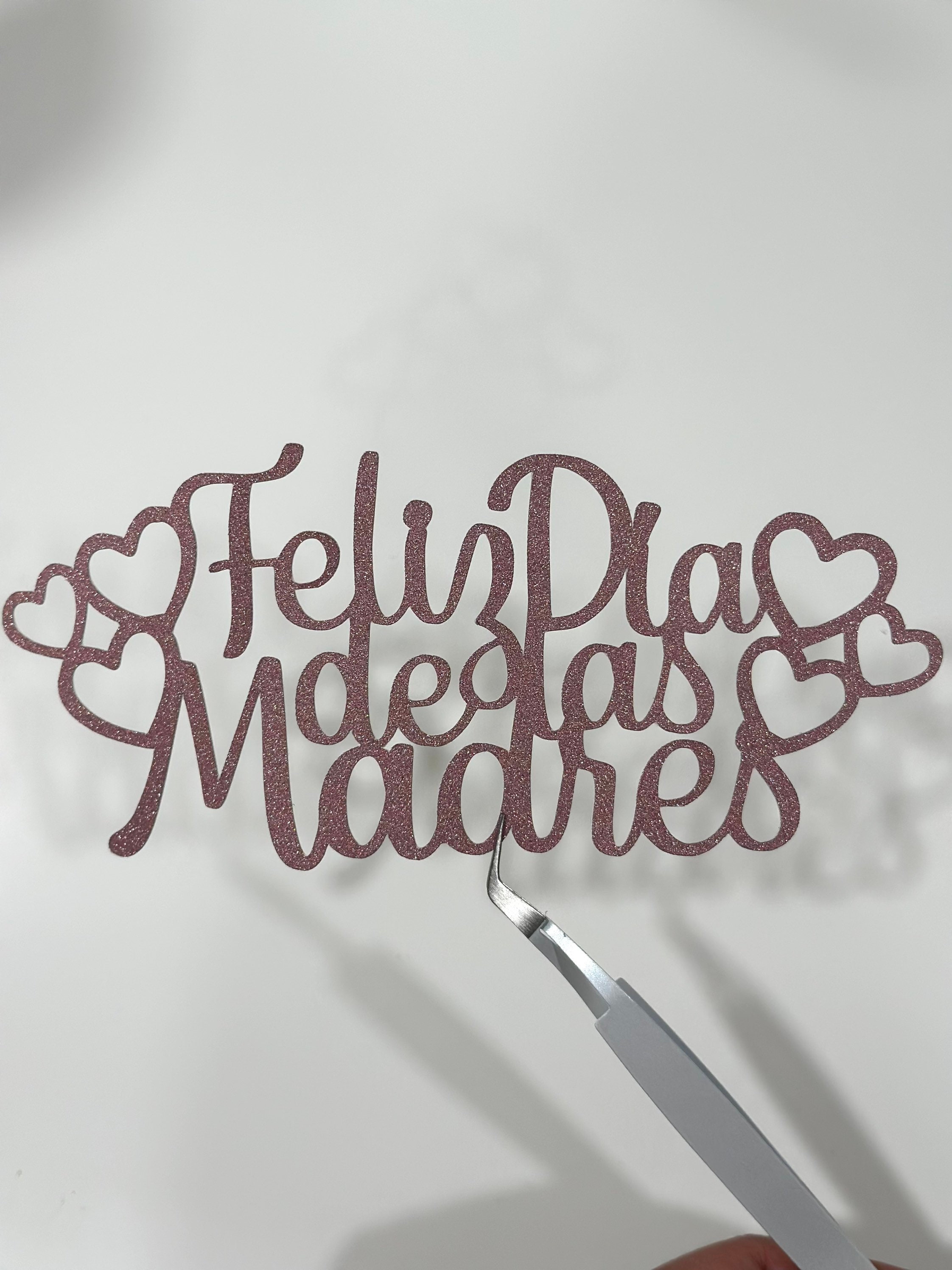 12 Feliz Día De Las Madres Toppers, Mothers Day Toppers, Arrangement ...
