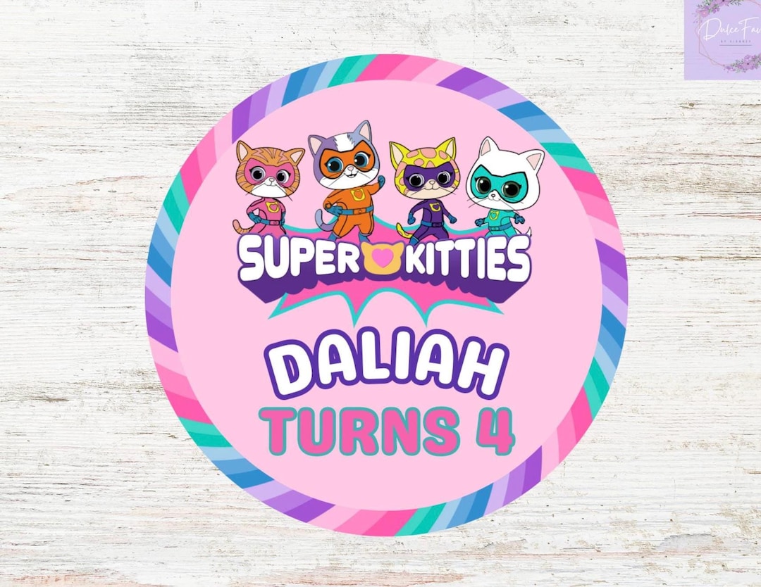 Super Kitties Stickers, Superkitties, Super Kitties Party, Super ...