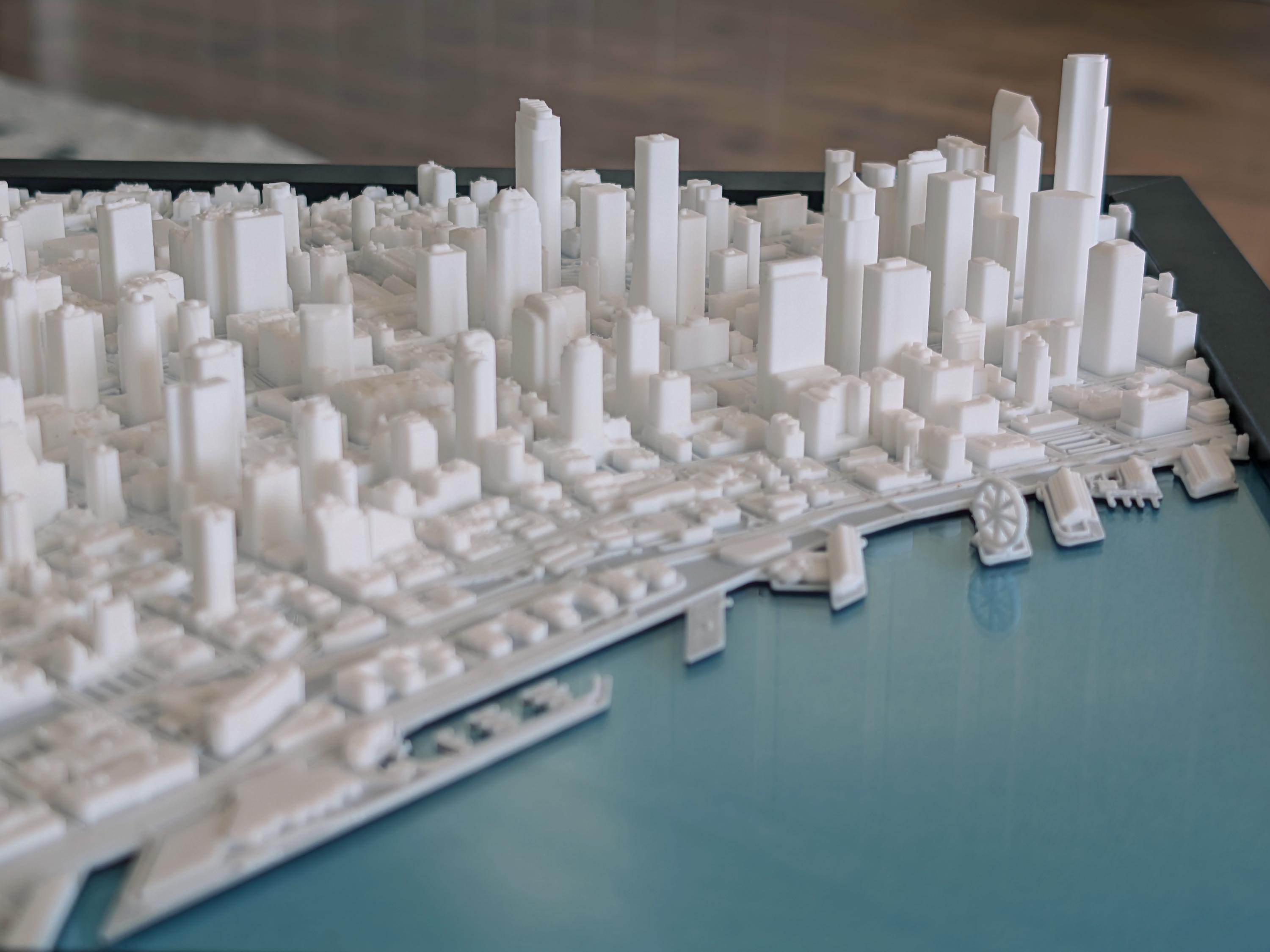 Framed Seattle 3D City Map: Modern Skyline Art Gift - Etsy