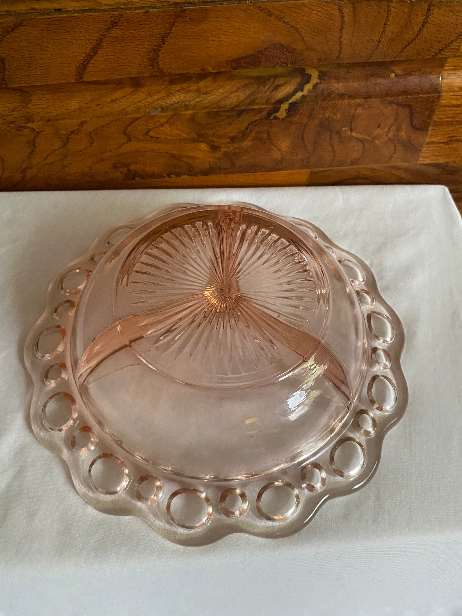 Pink Depression Glass Candy Dishes - Etsy