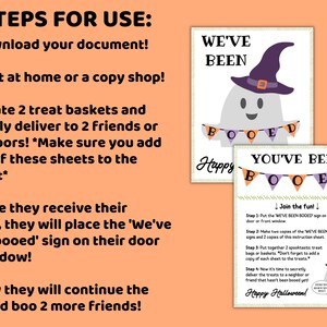 You've Been Booed Halloween Signs / Digital Download - Etsy
