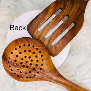 6 Piece Hmong Wooden Utensil Set - Etsy