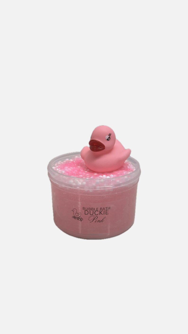 Bubble Bath Duckie Pink - Etsy