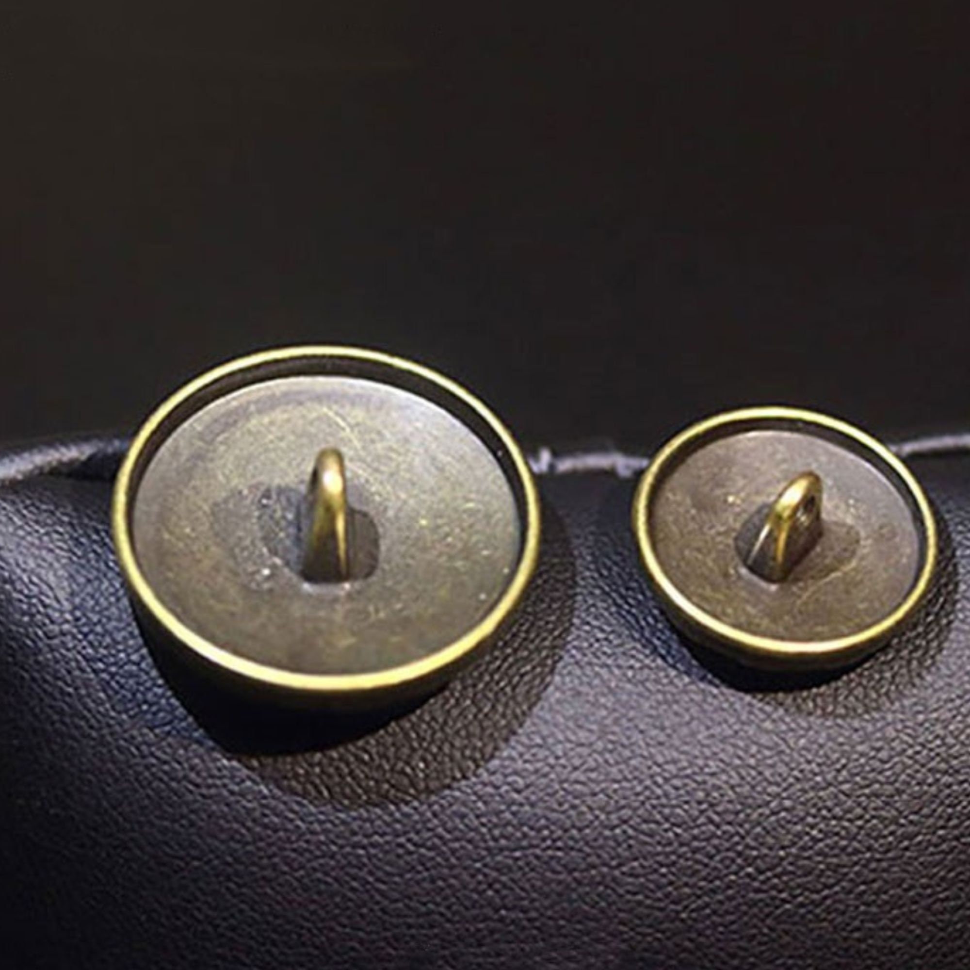 Vintage Ethnic Shank Buttons Hand-painted Metal Buttons Decorative ...