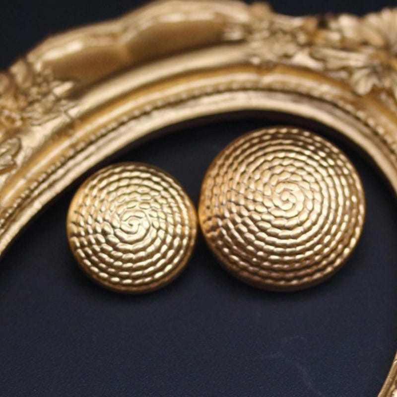 Gold Buttons - Etsy