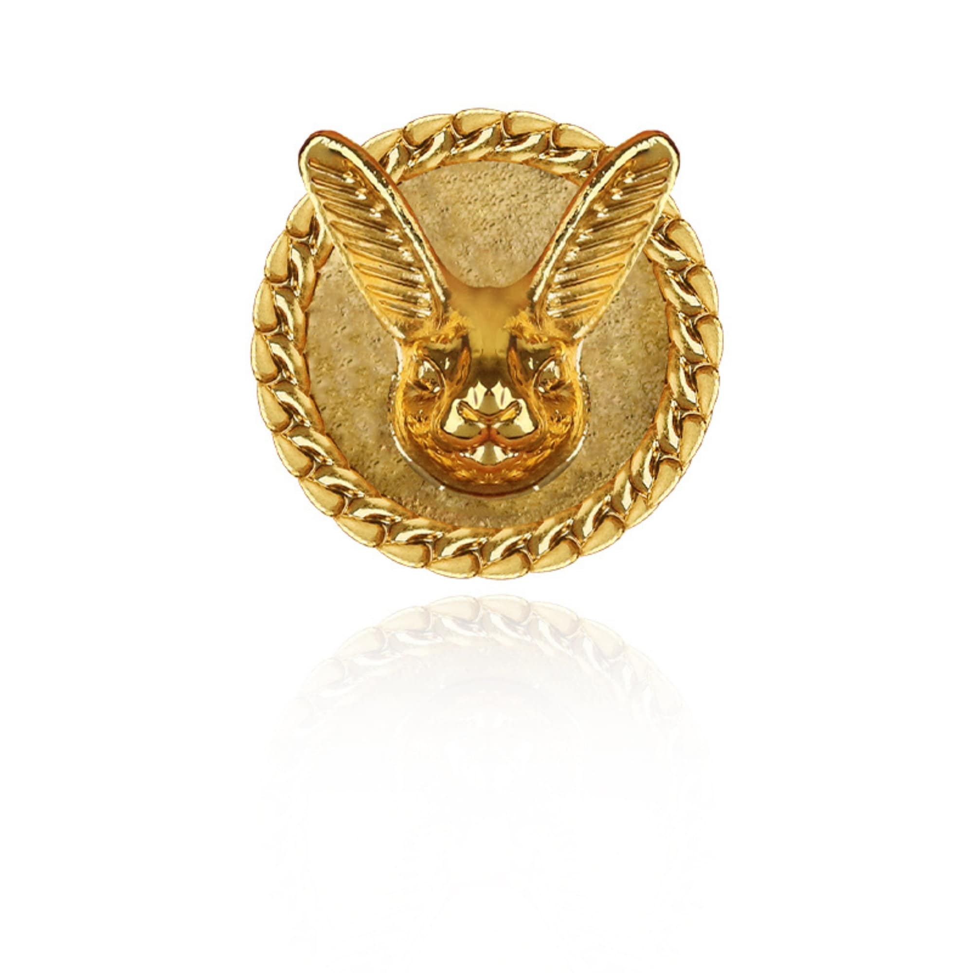 Cute 3D Bunny Buttons Handmade Metal Shank Buttons Easter Decorative ...