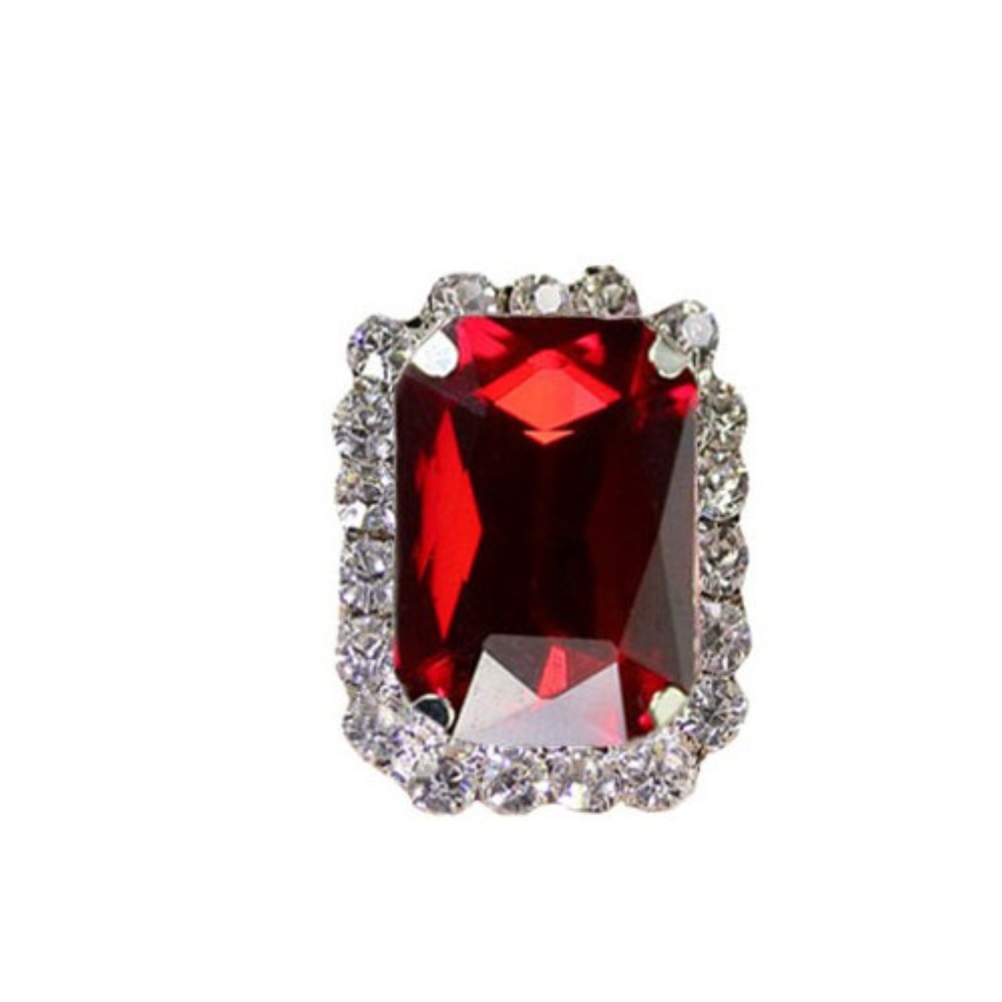 Luxurious Square Rhinestone Buttons, Colorful Crystal Buttons ...