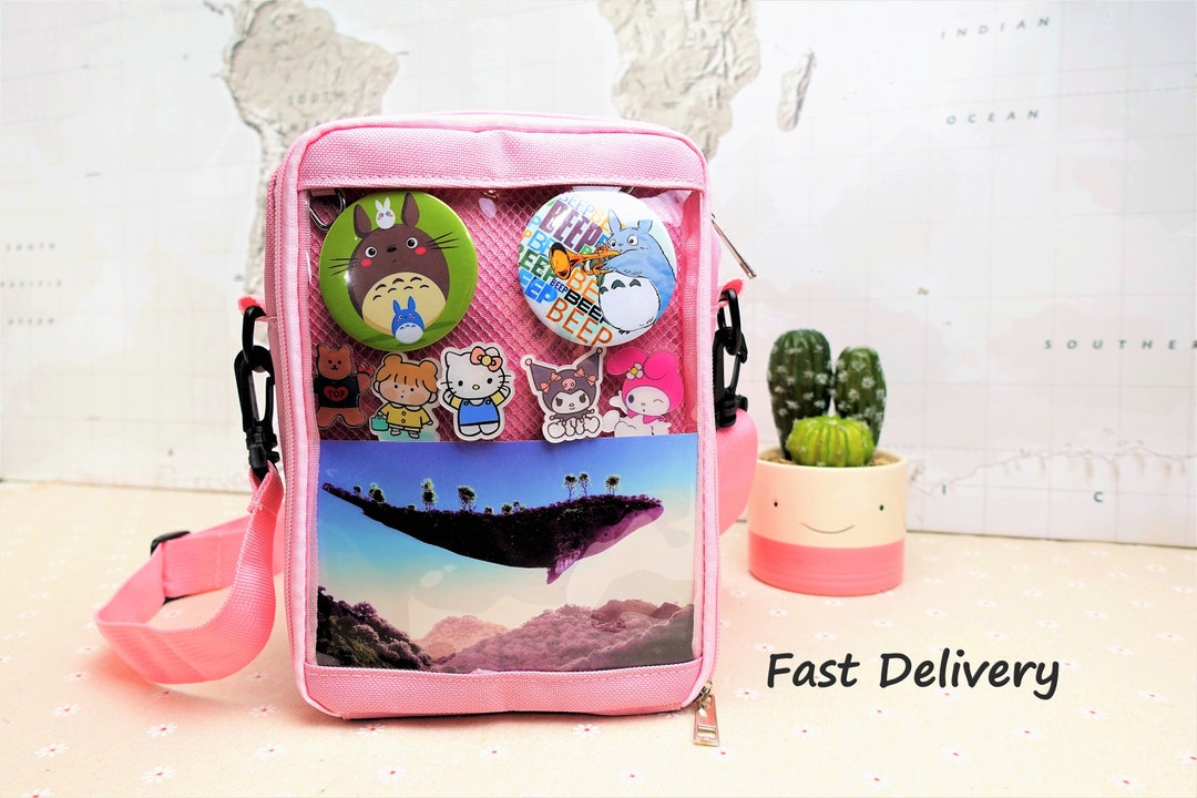 Ita Crossbody Bag: Small Pin Display Bag, Anime Cosplay - Etsy