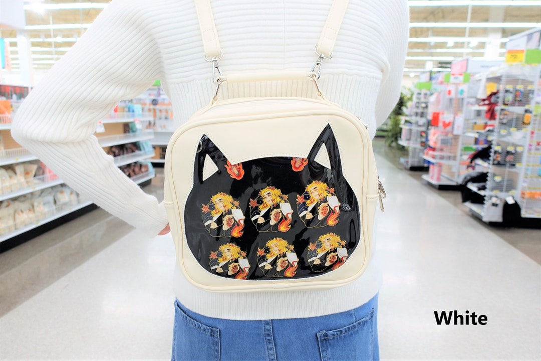 Kawaii Cat Ita Bag, Pin Display Bag With Multiple Color Inserts - Etsy