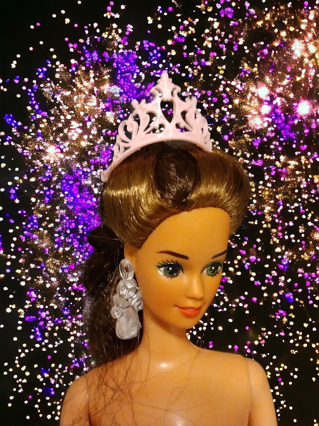 Barbie Doll Princess Tiara Princess Silvertoned Crown - Etsy