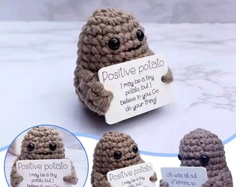 Positive Potato Crochet Pattern - Etsy