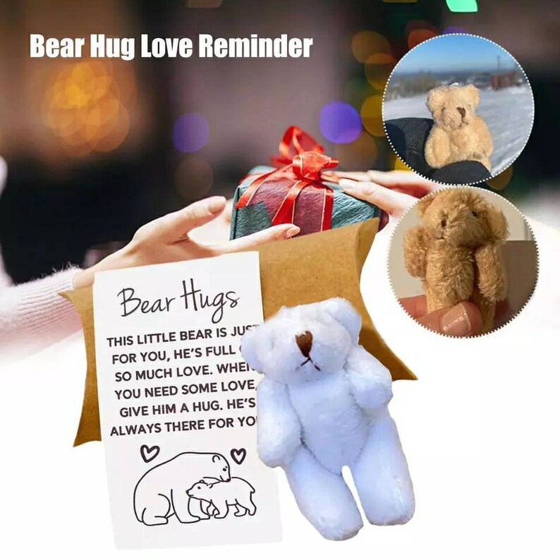 Handmade A Little Pocket Bear Hug Ready to Give Bear Hugs to Whoever ...