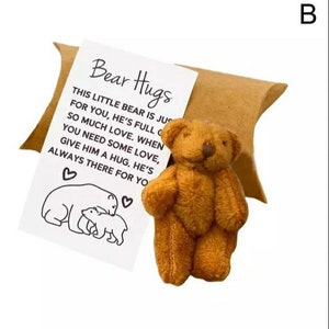 Handmade A Little Pocket Bear Hug Ready to Give Bear Hugs to Whoever ...