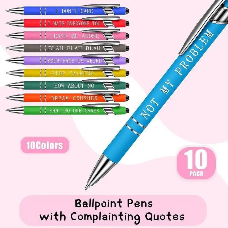 Sweary Pens Motivational Positive Affirmation Pens Daily - Etsy