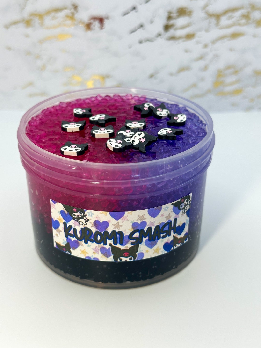 Kuromi Smash Sugar Scrub Bead Slime Sanrio Party Favor Gift Popular ...