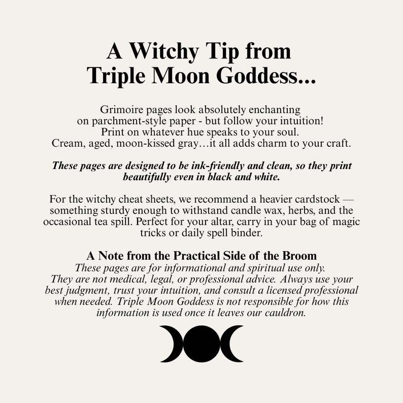 Printable Witchy Habit Tracker: 30 Days of Magic (PDF Download) - Etsy