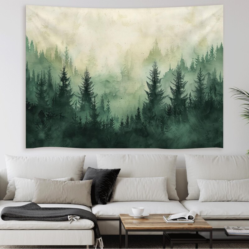 Forest Tapestry - Etsy