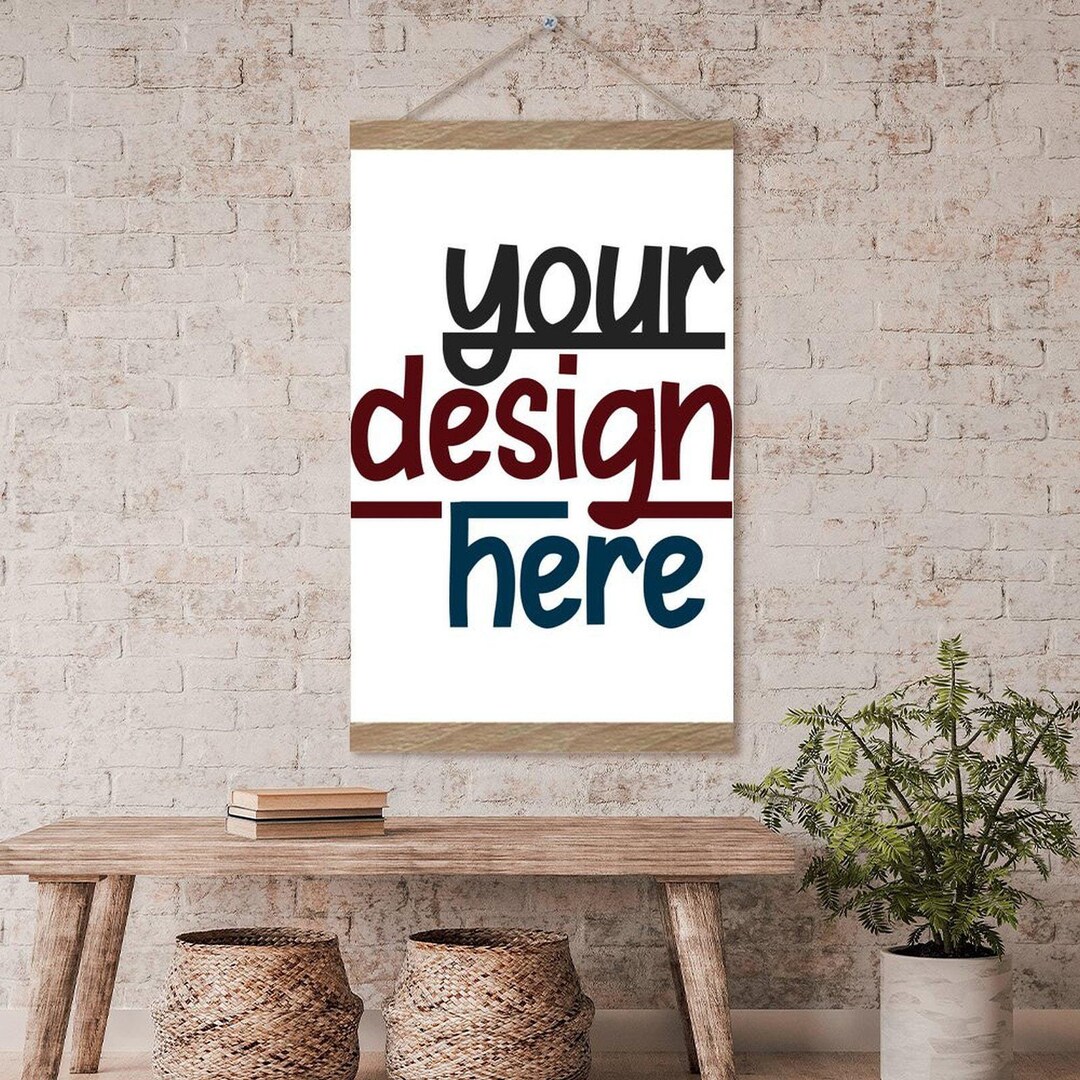 Custom Hanging Signs, Personalized Canvas Sign, Custom Print, Add Your ...