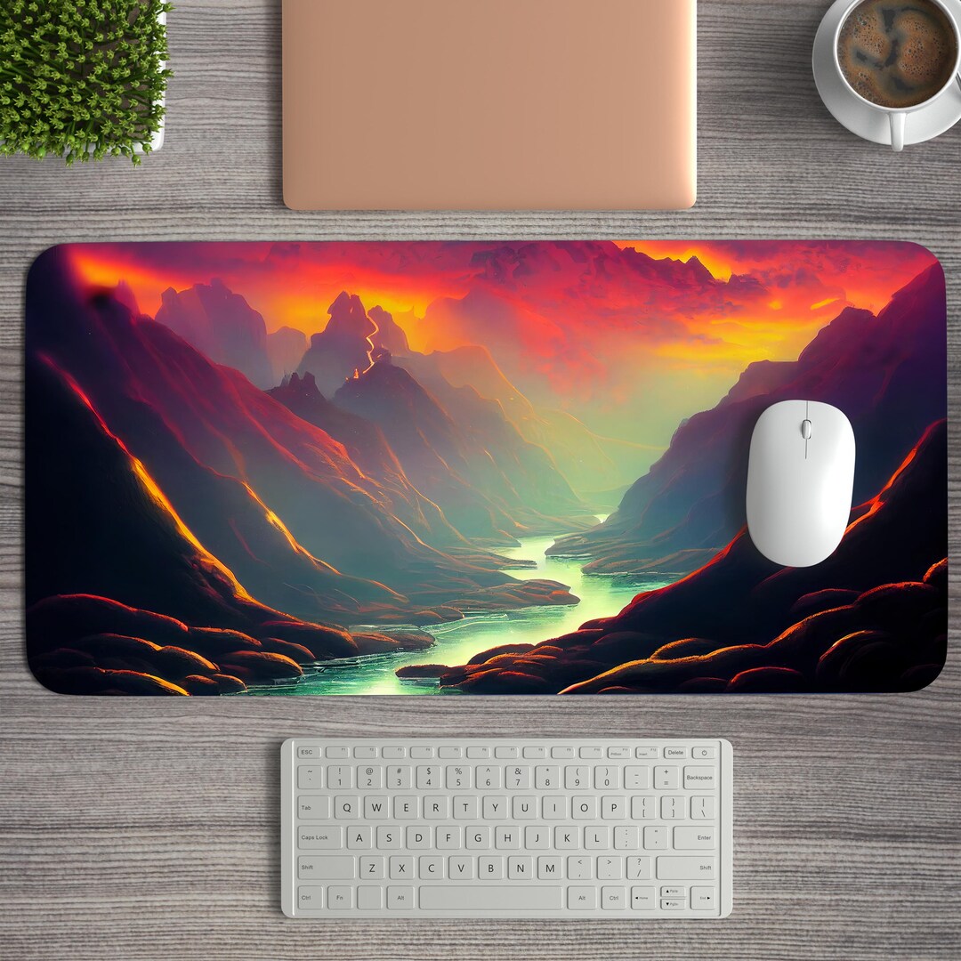 Beautiful Fantasy Landscape Mouse Pad, Gifts for Coworker, Computer ...