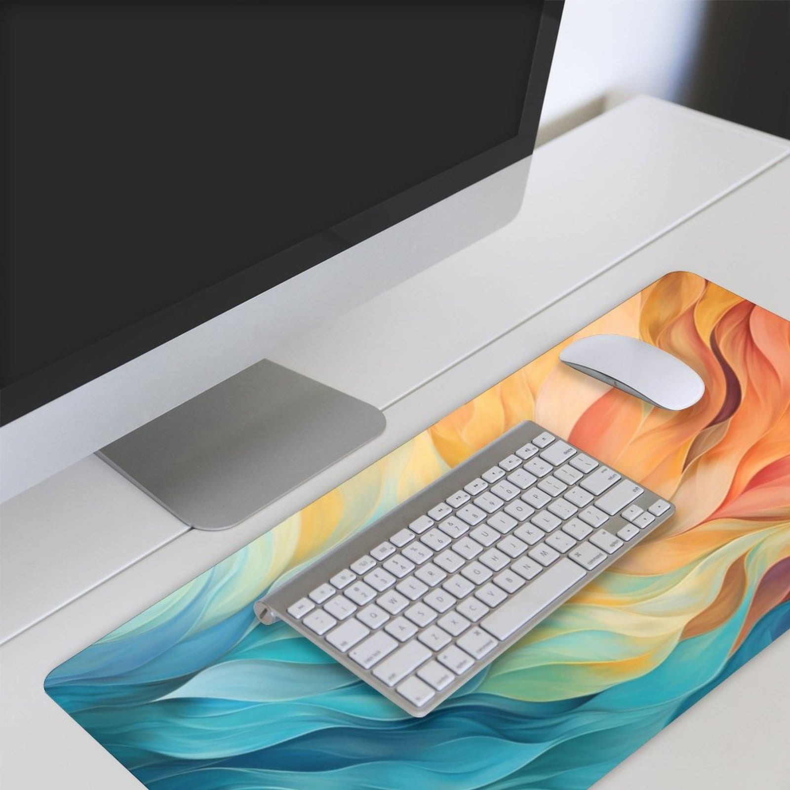 Colorful Desk Mat Modern Art Desk Mat Aesthetic Desk Mat - Etsy