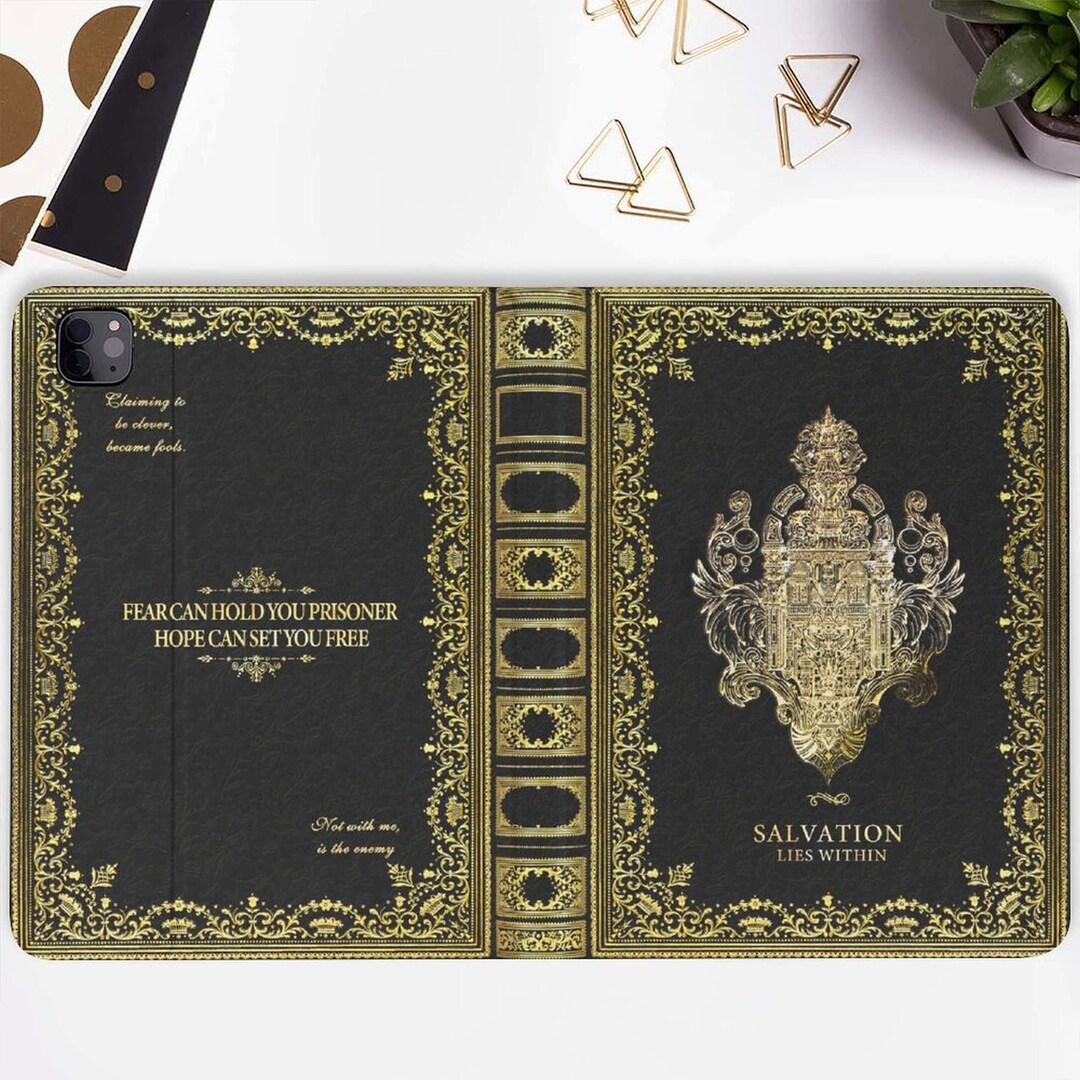 Spell Book iPad Case With Pencil Holder Cover for iPad 9.7" 10.2" 10.5 ...