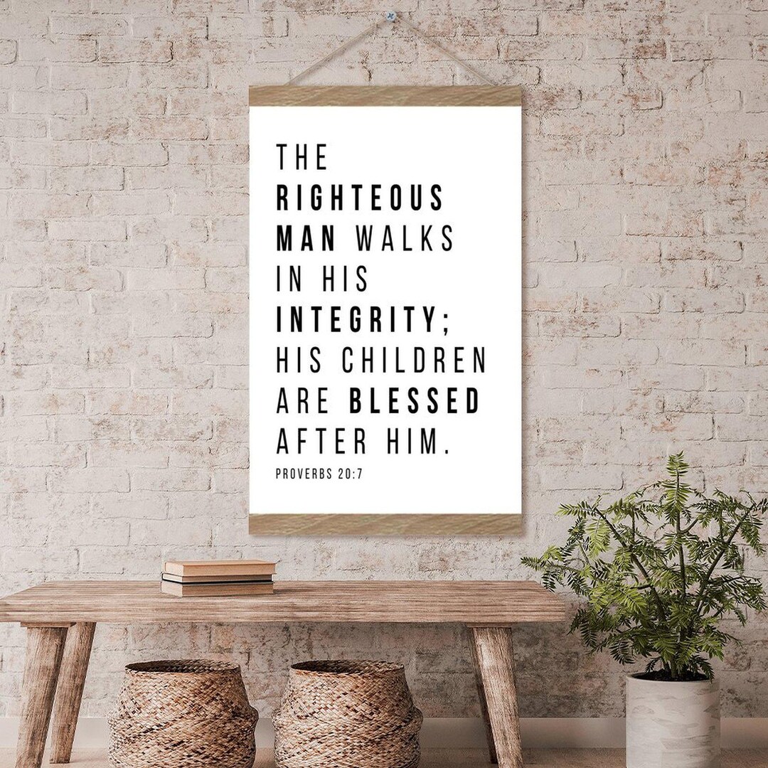 Customizable Bible Verse Sign, Custom Canvas Scripture, Custom Canvas ...