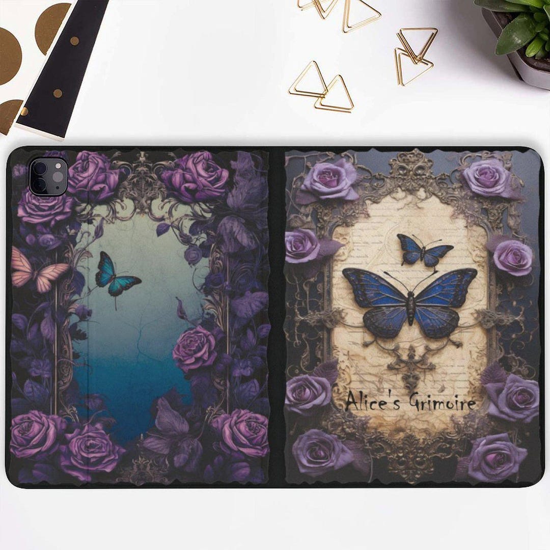 Grimoire iPad Case With Pencil Holder iPad Pro 11 10.2 10.9 Inch iPad ...