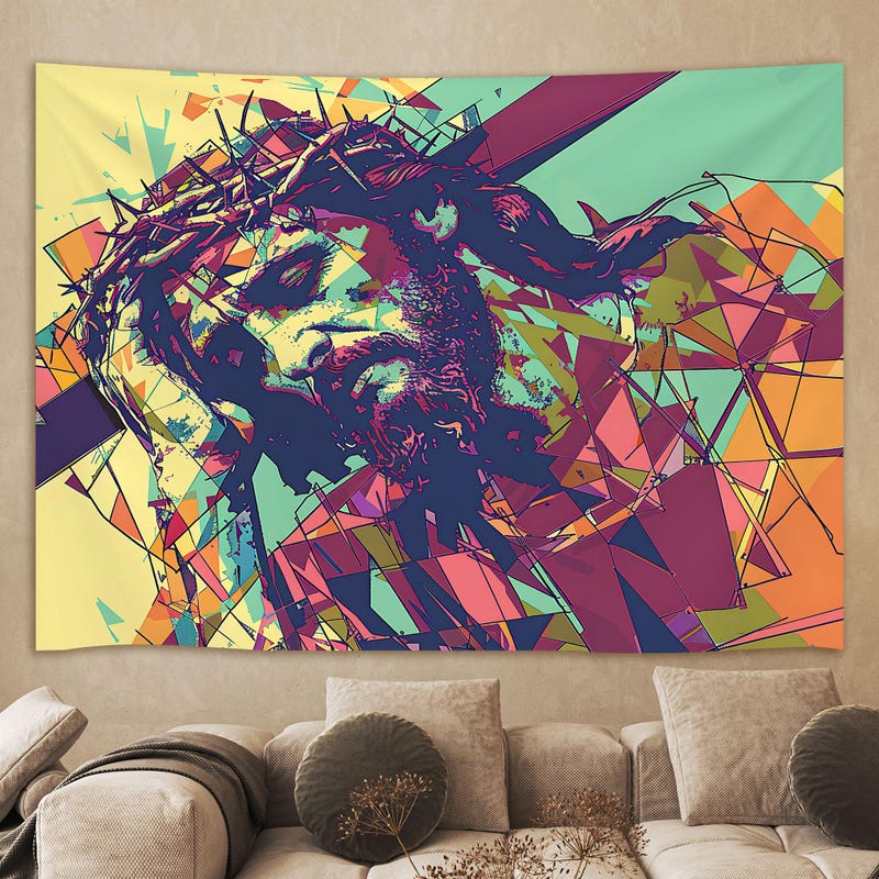 Christian Tapestry - Etsy