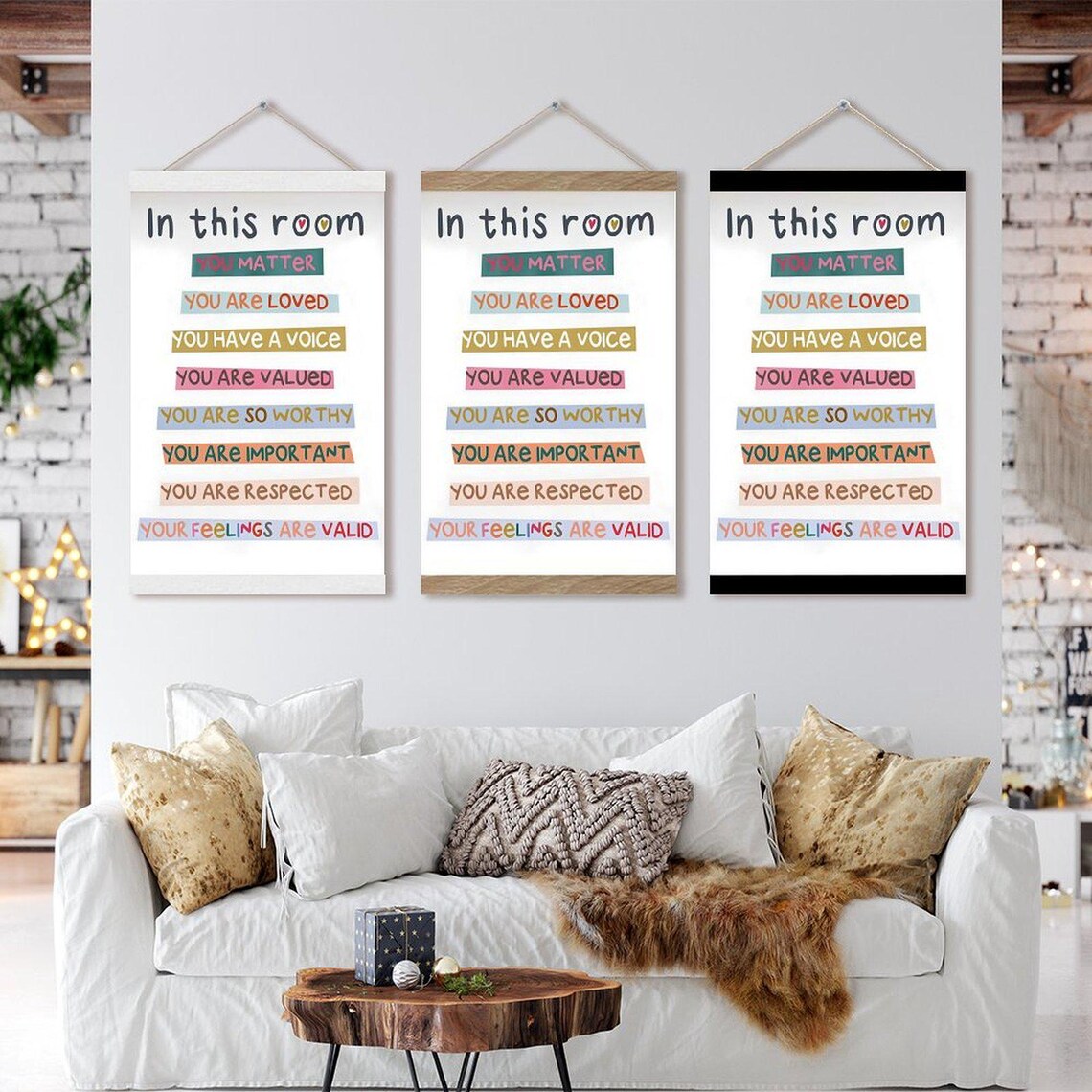 In the Classroom Motivational Pennant Poster Frames Classroom Rules ...
